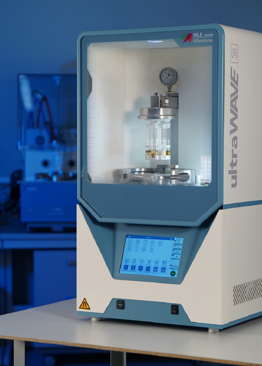 Speed up your microwave digestion with the new Milestone ultraWAVE 3